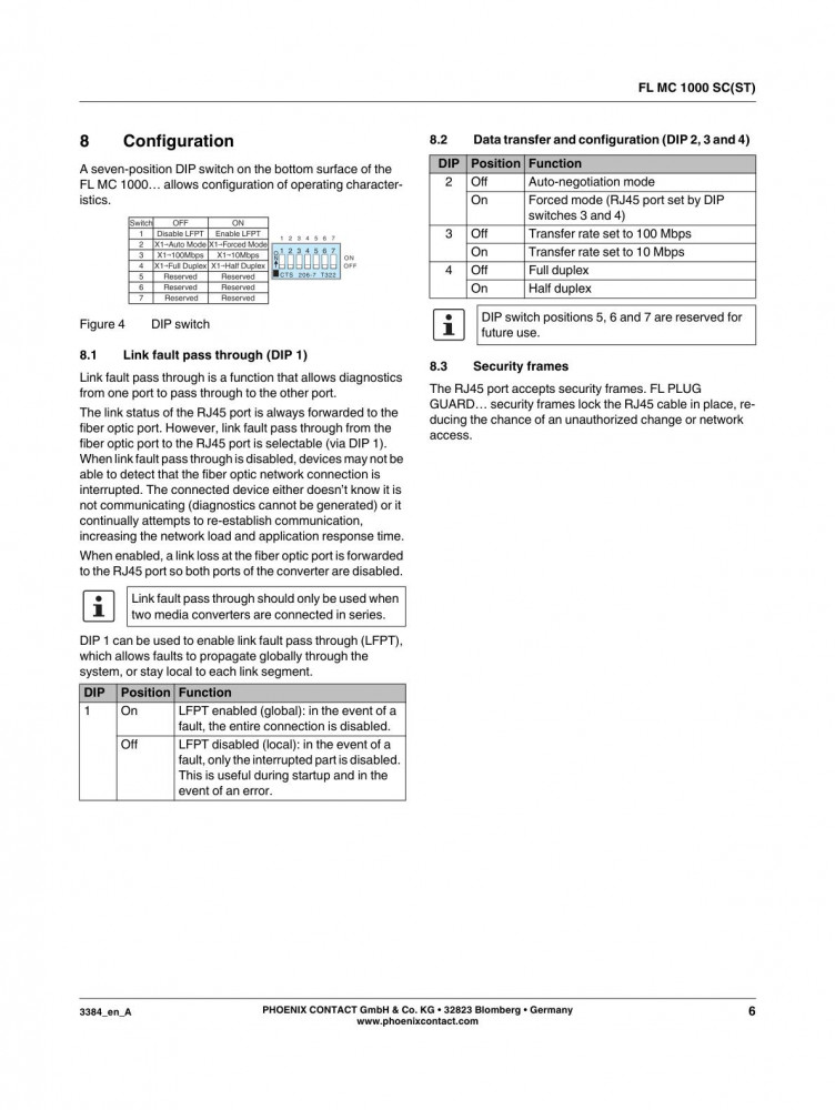 FL MC 1000 ST datasheet page 6