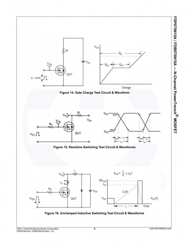 FDP075N15A-F102 datasheet page 7
