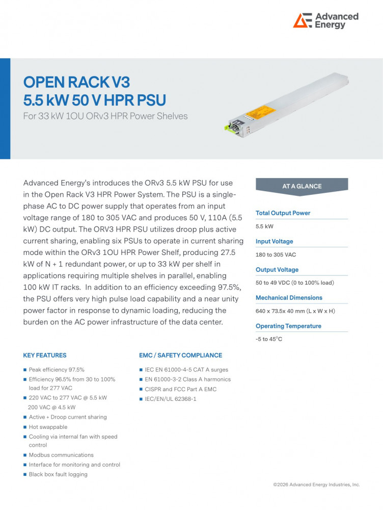 ORv3 HPR PSU documentation page 1