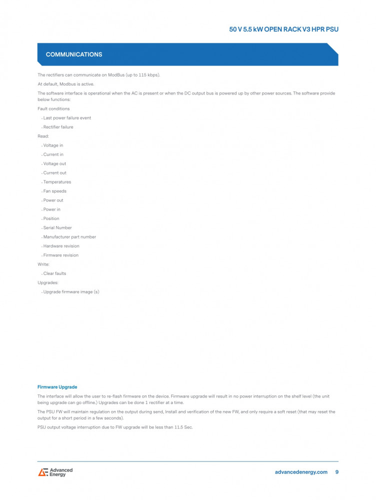 ORv3 HPR PSU documentation page 9