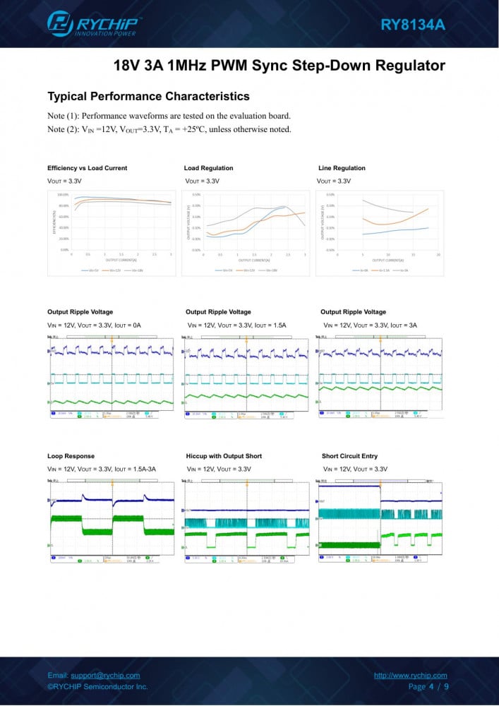 RY8134A datasheet page 4
