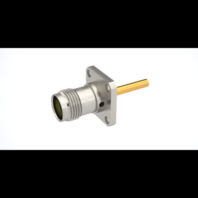 TNC / SQUARE FLANGE JACK RECEPTACLE WITH CYLINDRICAL CONTACT for sale