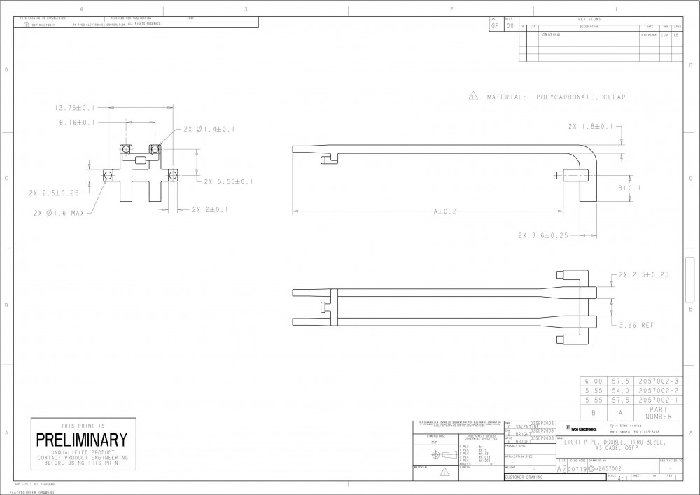 TE Connectivity 2057002-3 technical drawing preview