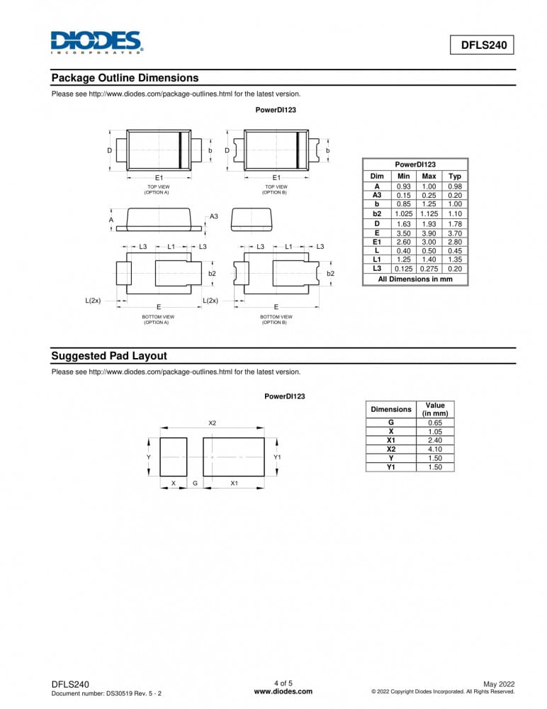 DFLS240-7 datasheet page 4
