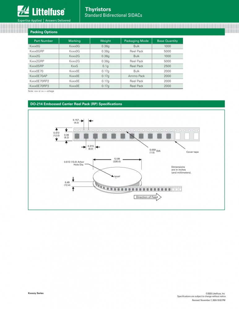 K2500G SIDAC datasheet page 9
