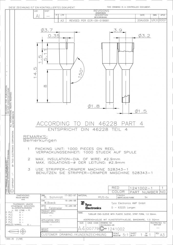TE Connectivity 1241002-1 technical drawing preview