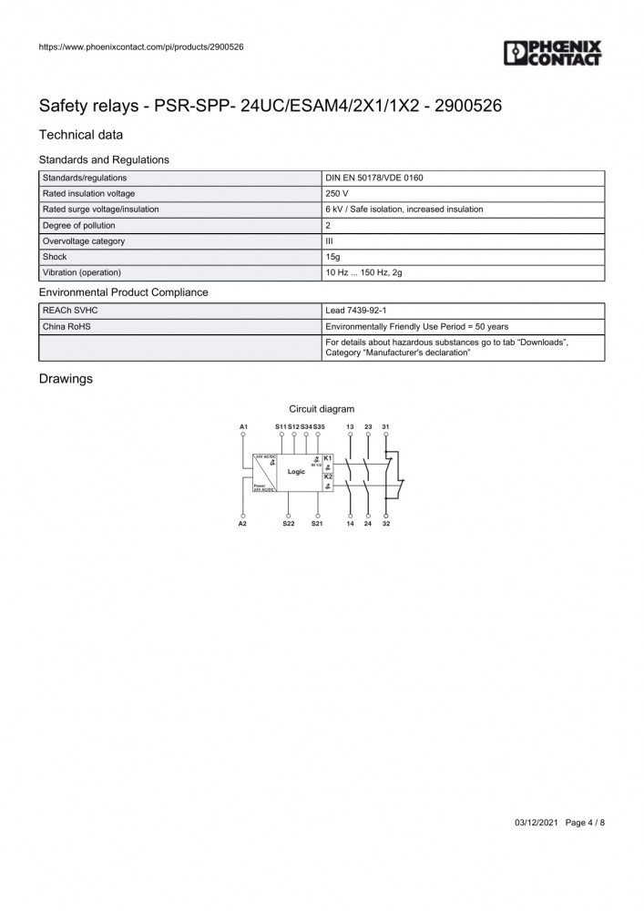 Phoenix Contact 2900526 technical document page 4