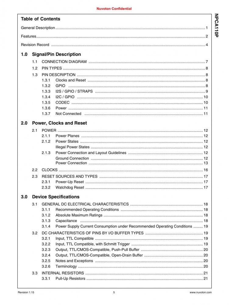 NPCA110PA0YX datasheet page 5