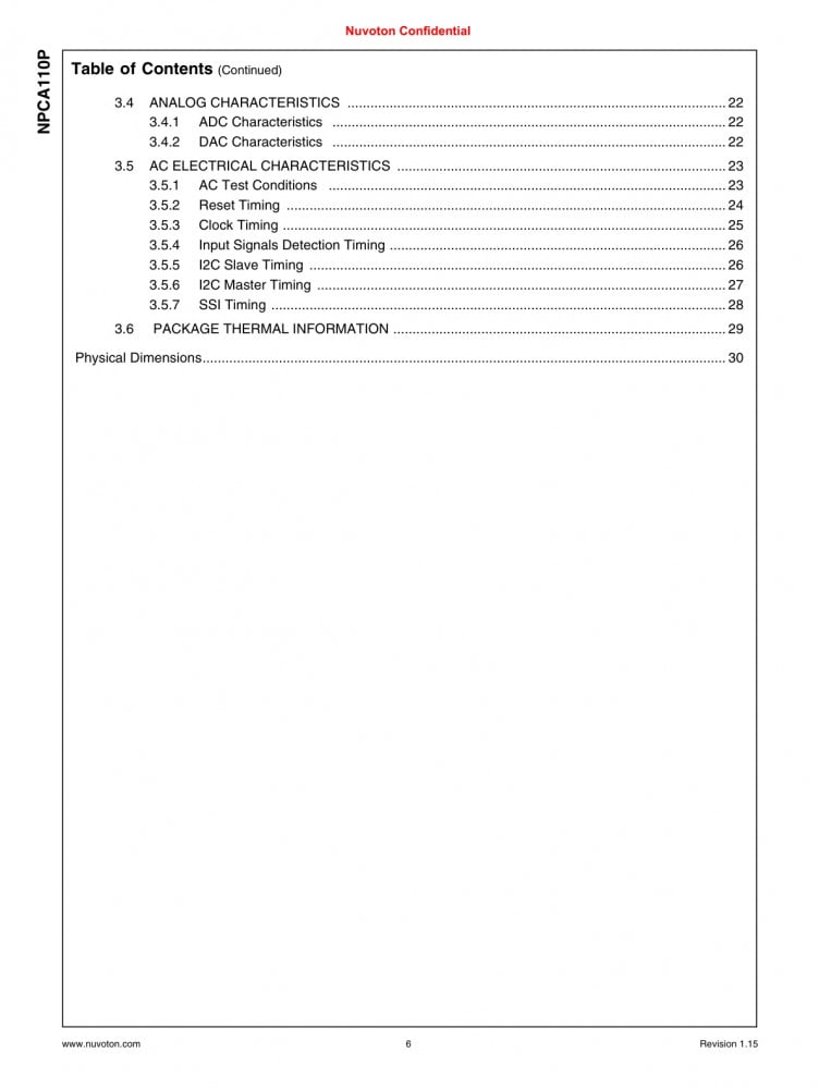 NPCA110PA0YX datasheet page 6