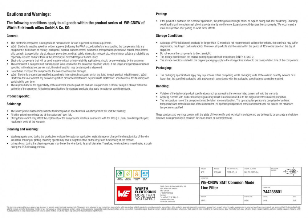 744235801 datasheet page 5