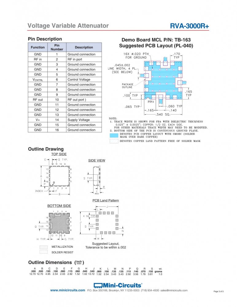 RVA-3000R+ technical document page 3