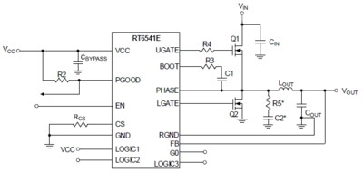 RT6541E - High Efficiency Single Synchronous Buck PWM Controller (Only for FP7) for sale