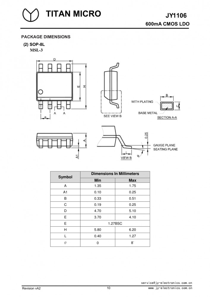 JY1106 datasheet page 10