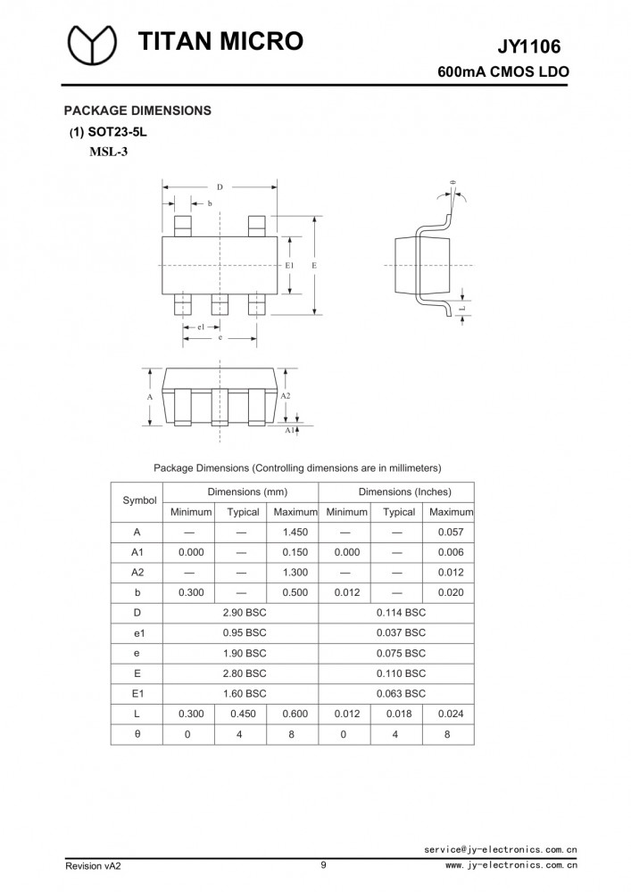 JY1106 datasheet page 9