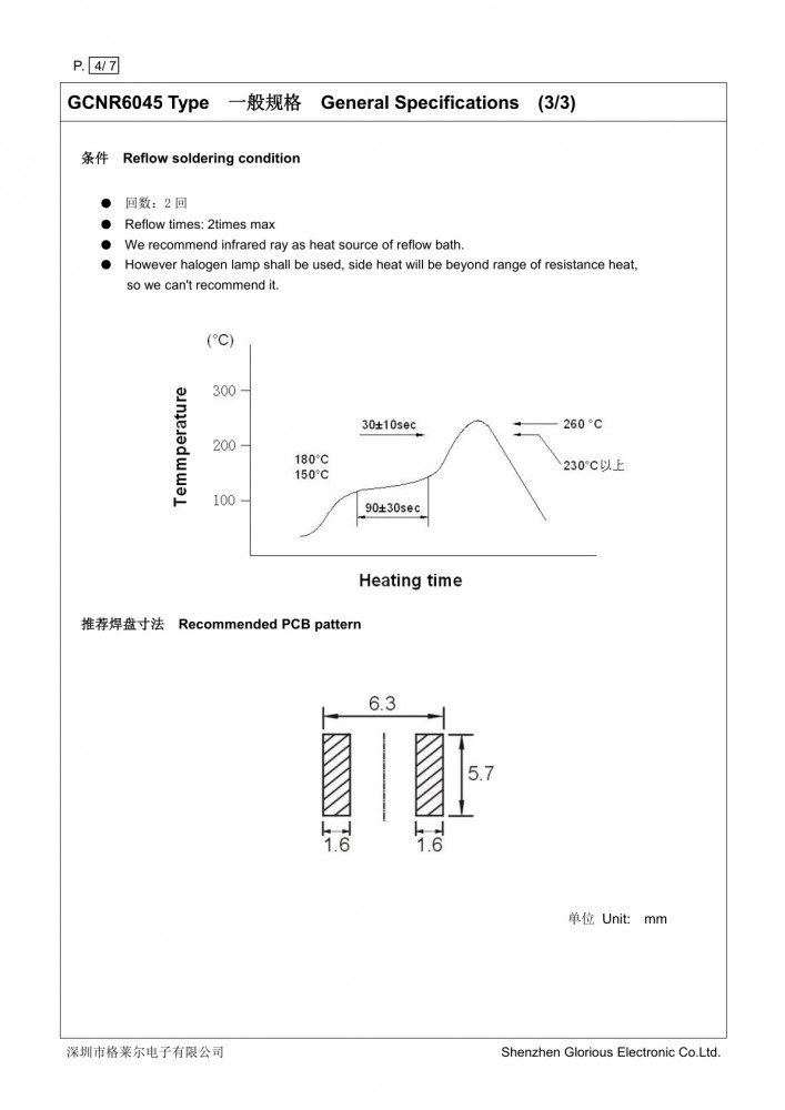 GCNR6045 datasheet page 4