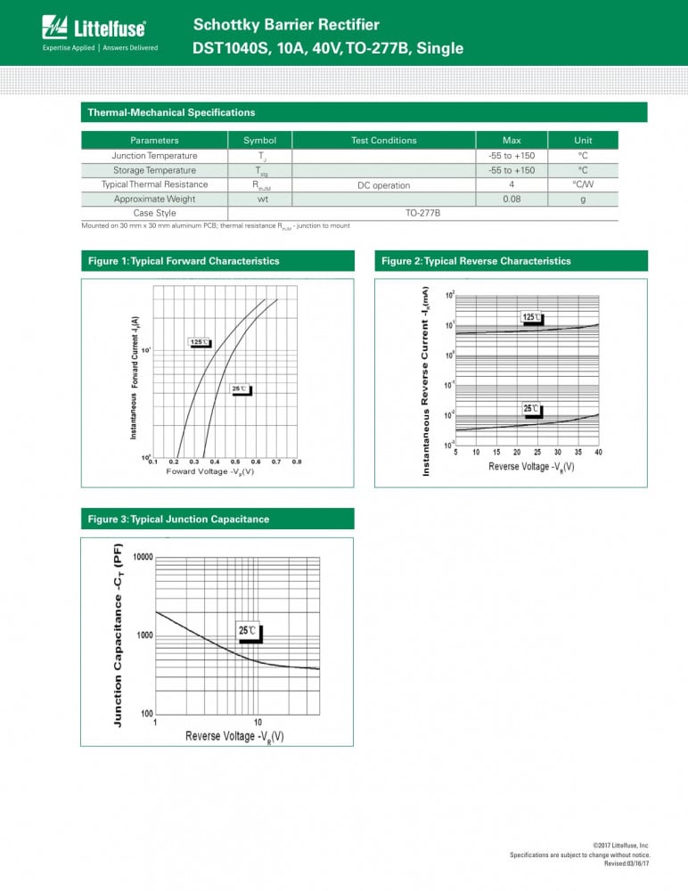 DST1040S datasheet page 2