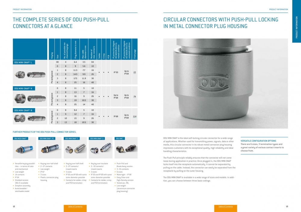 ODU MINI-SNAP technical document page 7