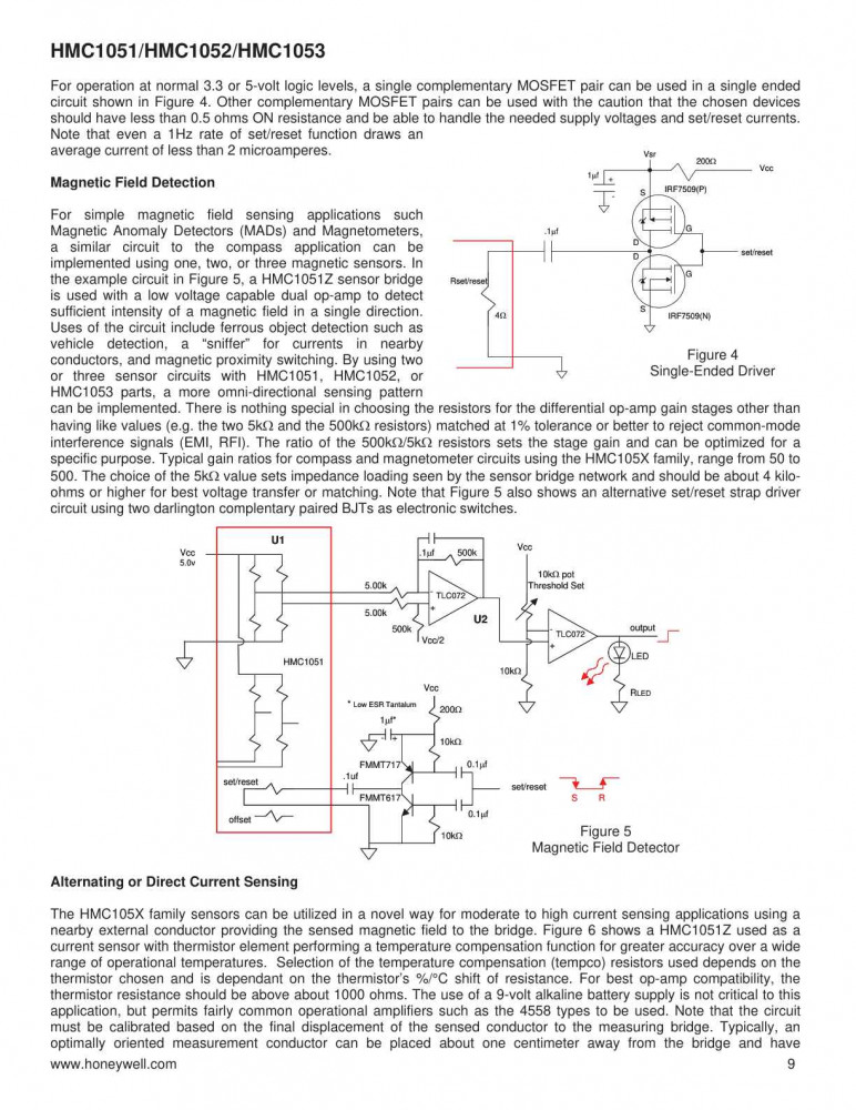 HMC1051ZL technical document page 9