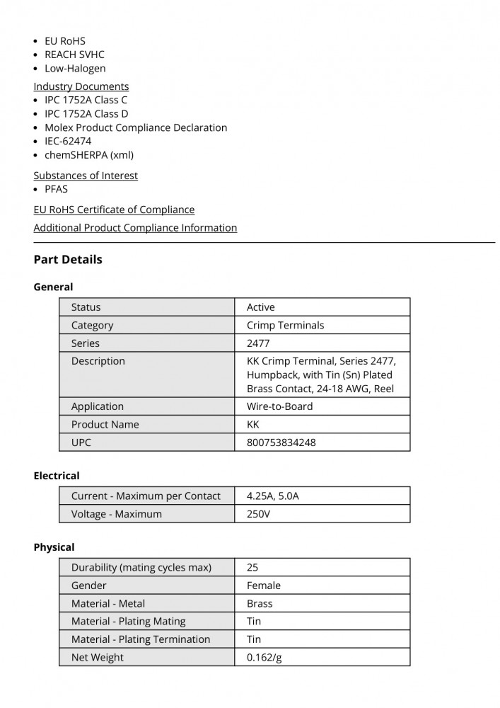 Technical document page 2 preview