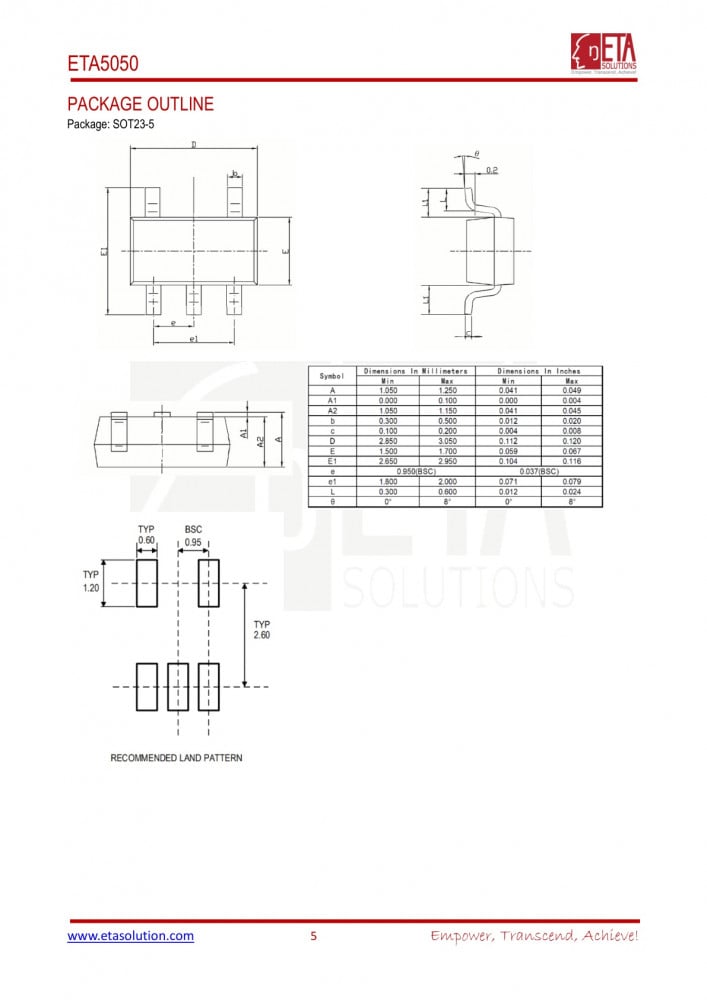 ETA5050V0S2F datasheet page 5