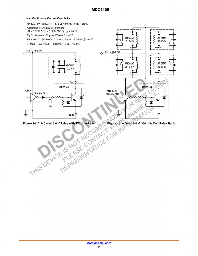 MDC3105 technical document page 9