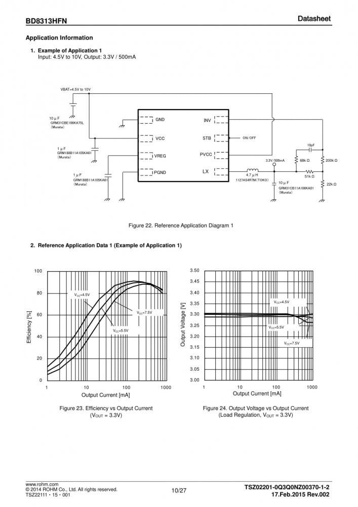 BD8313HFN-TR datasheet page 10