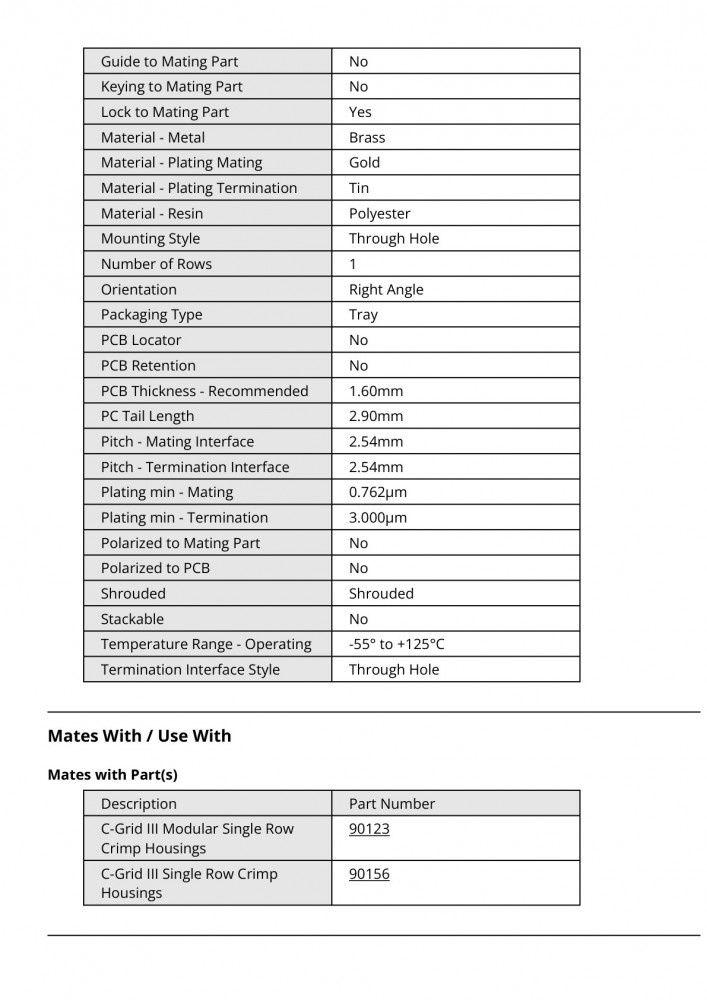 MOLEX 901362309 technical document image, page 3