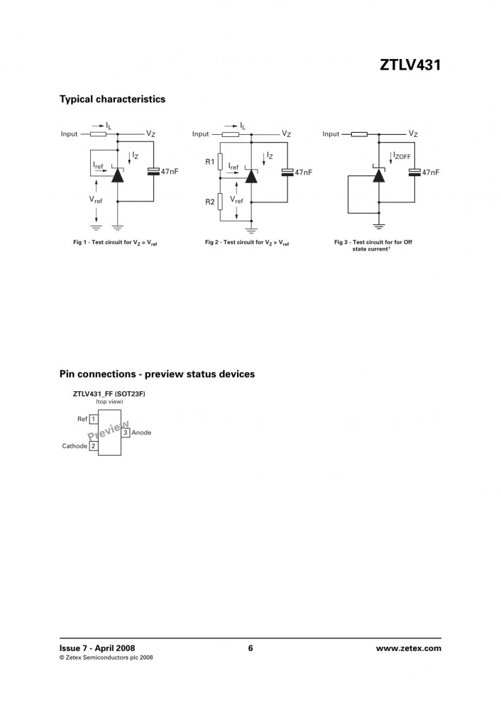 ZTLV431AFTA datasheet page 6