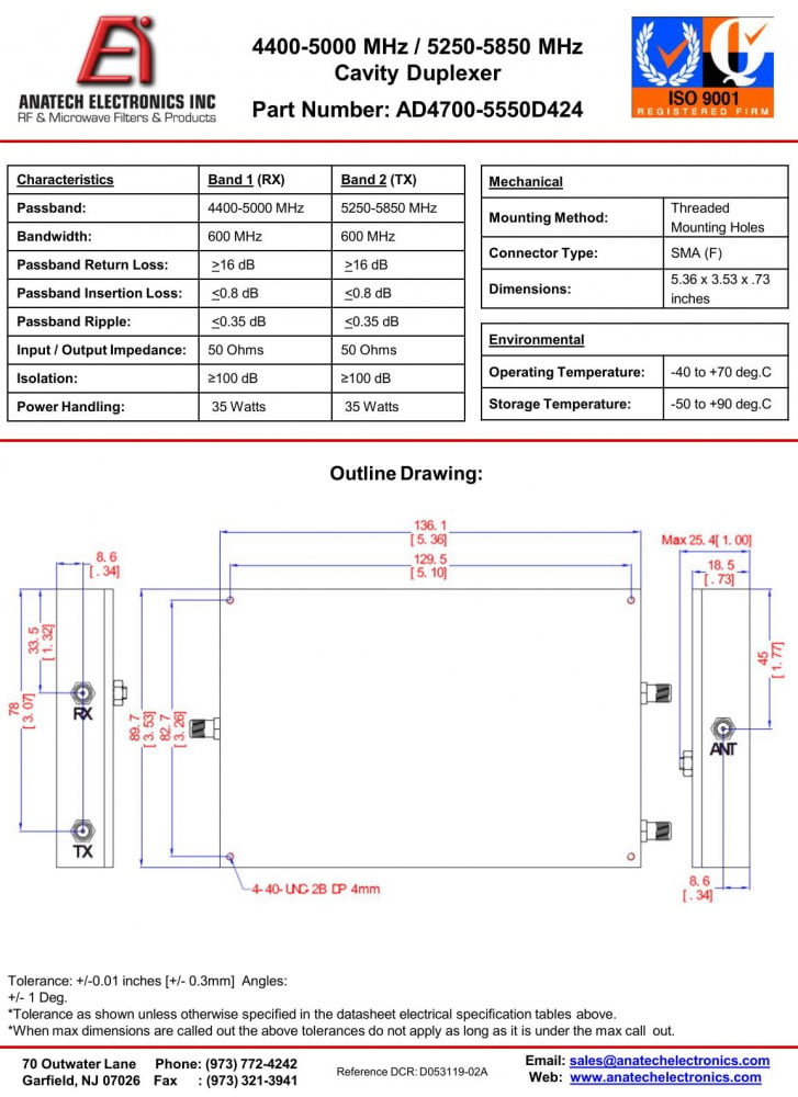 AD4700-5550D424 technical document page 1