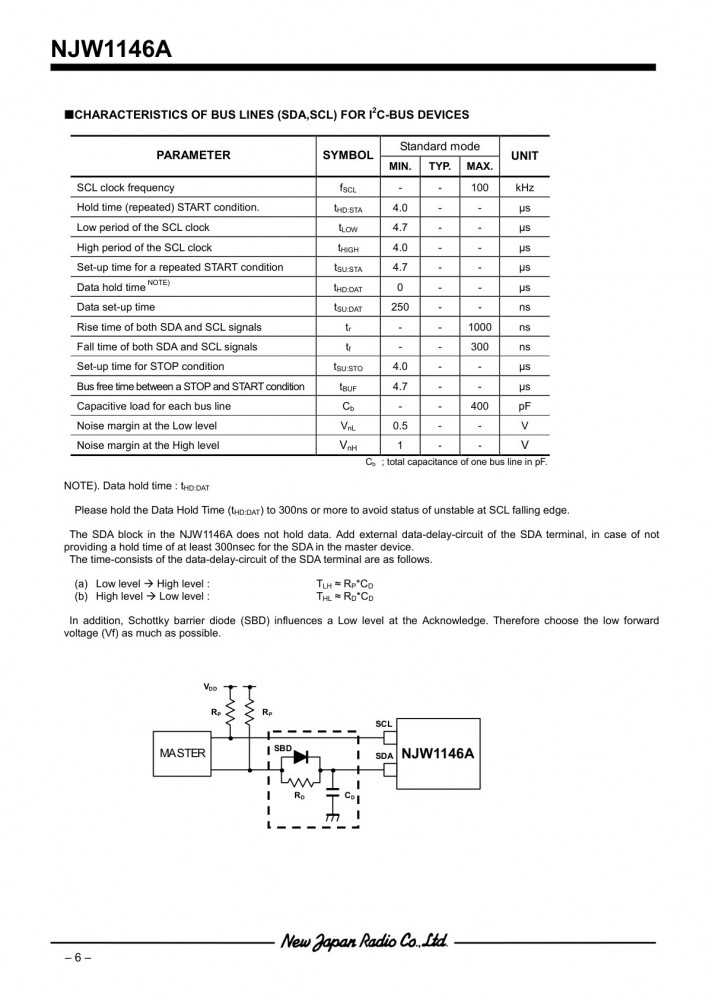 NJW1146A datasheet page 6
