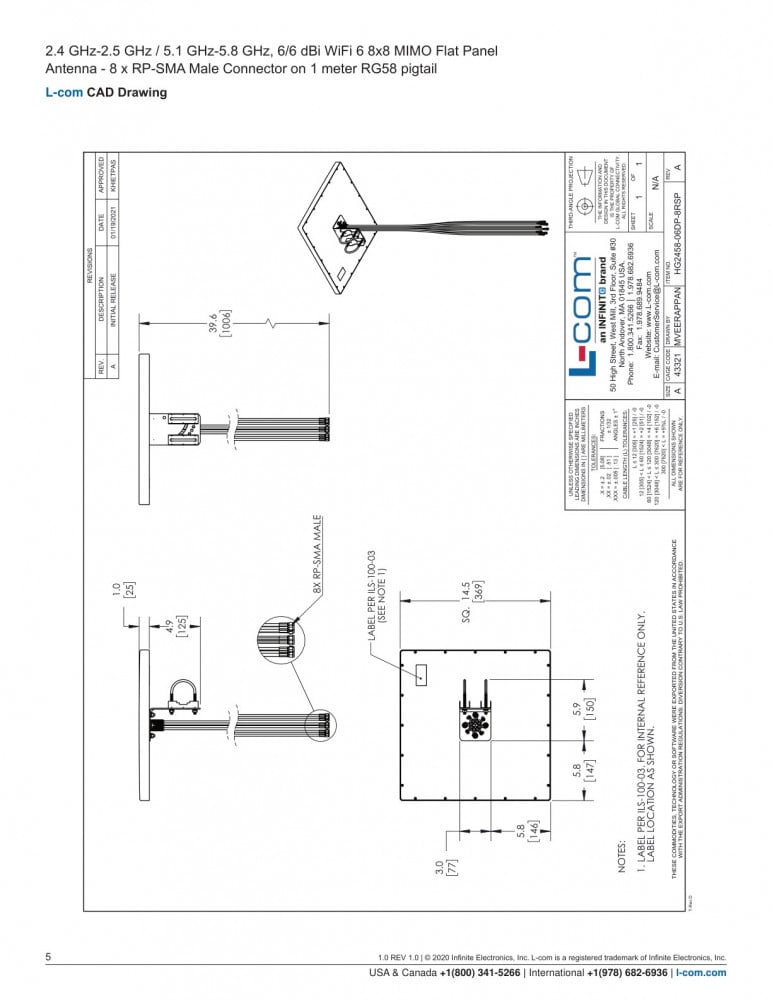 HG2458-06DP-8RSP technical document page 5