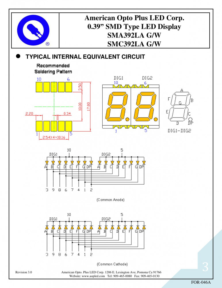 SMC392LA datasheet page 3