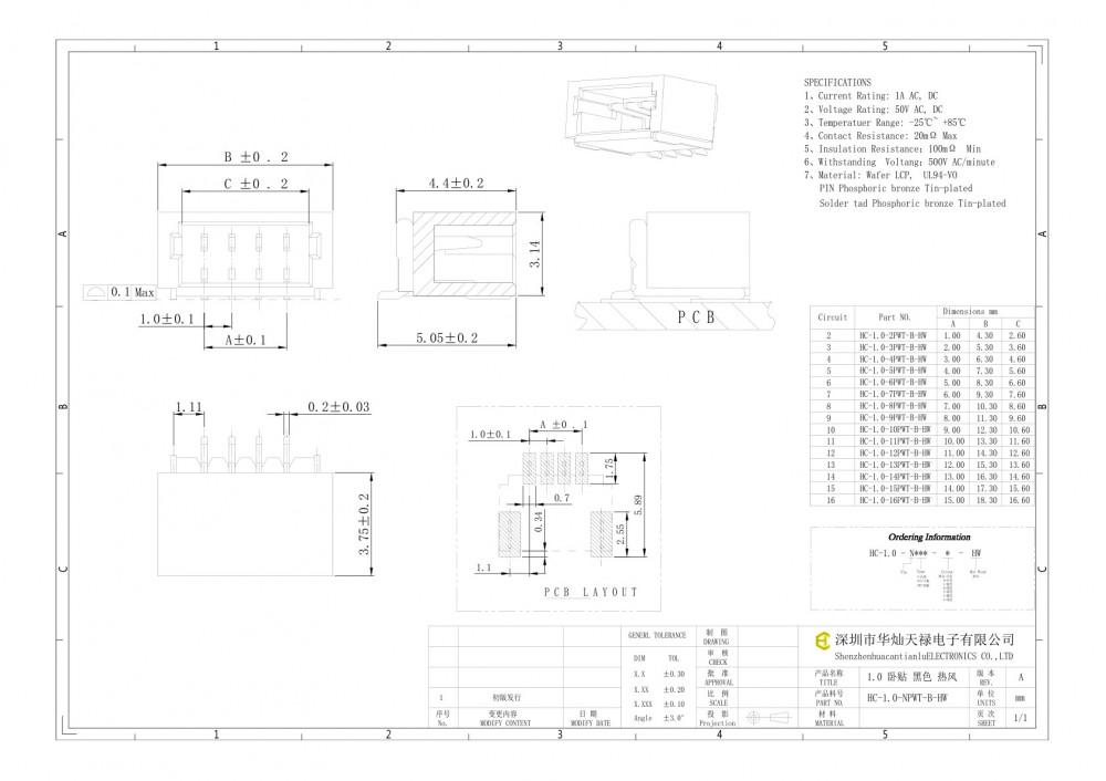 HCTL HC-1.0-4PWT-B-HW specification page 2