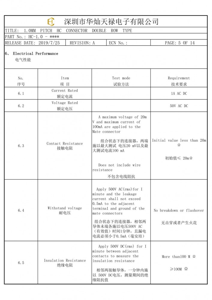 HCTL HC-1.0-4PWT-B-HW specification page 5