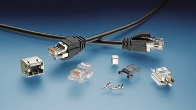 TE Connectivity 215876-1 Modular Ethernet Connector Jack