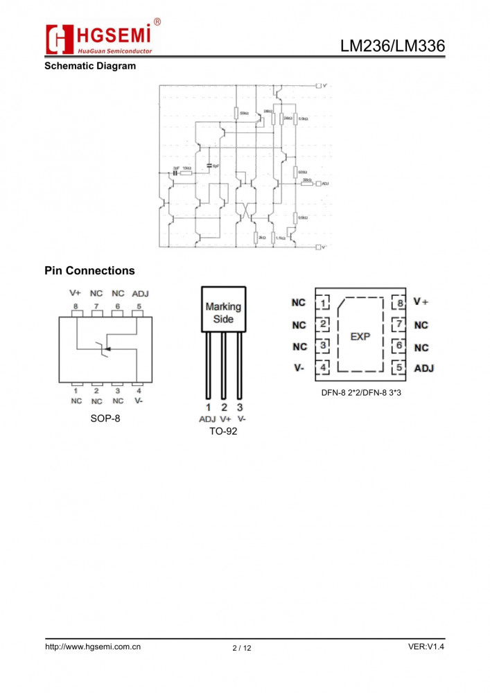 LM336M-2.5/TR datasheet page 2