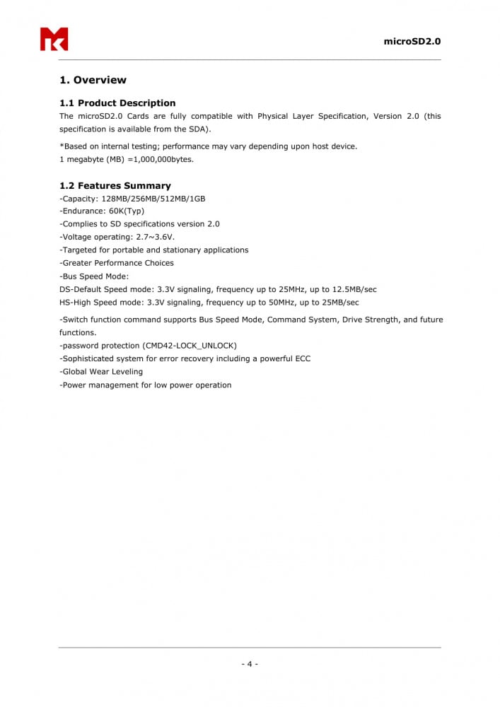 MKUS128M-IGT1 datasheet page 3