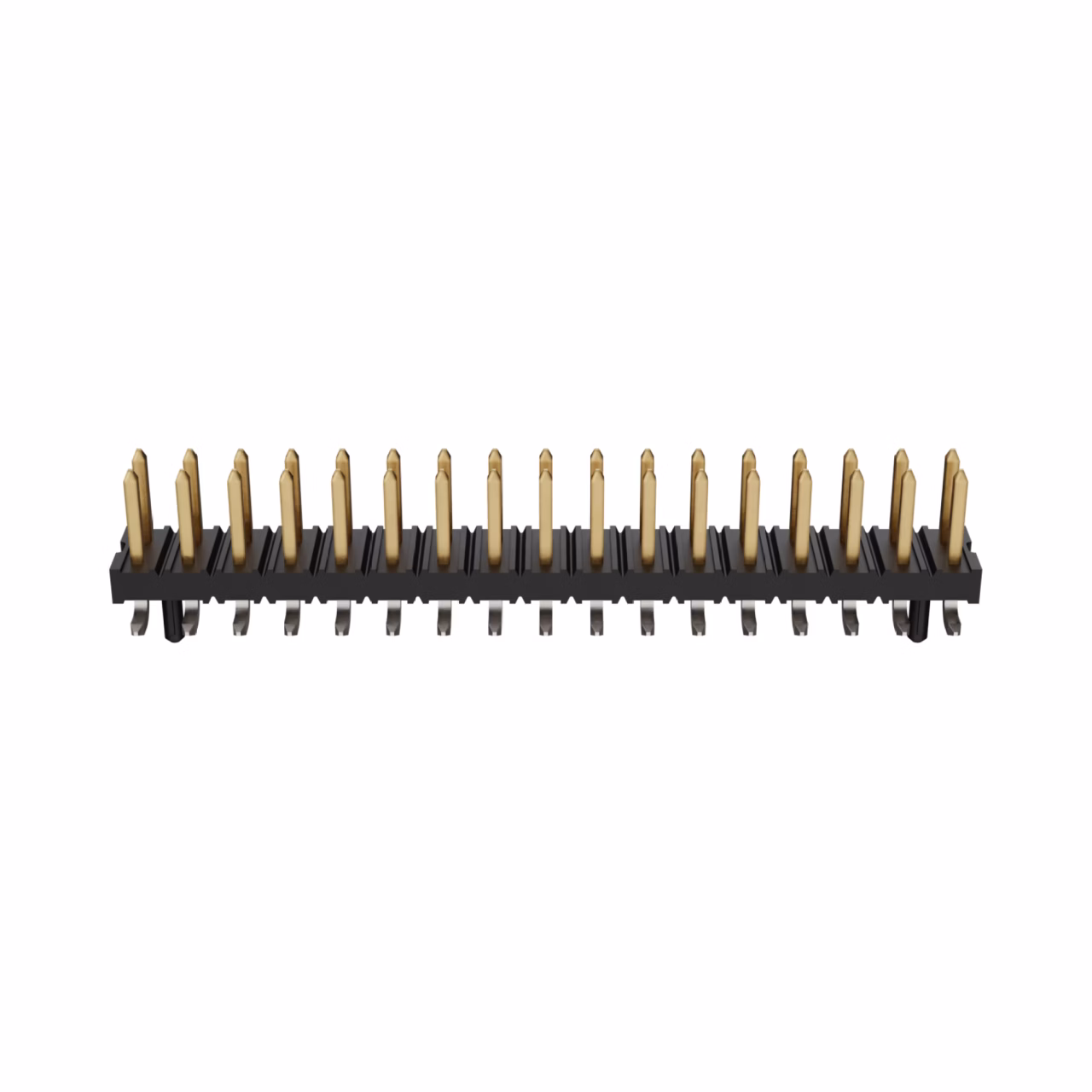Milli-Grid Header, Vertical, Surface Mount, 34 Circuits, 0.76µm Gold (Au) Plating, Mating Pin Length 3.80mm, with Pegs, Tube, Lead-Free for sale