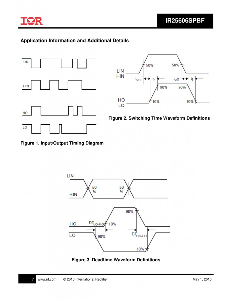 IR25606STRPBF datasheet page 7
