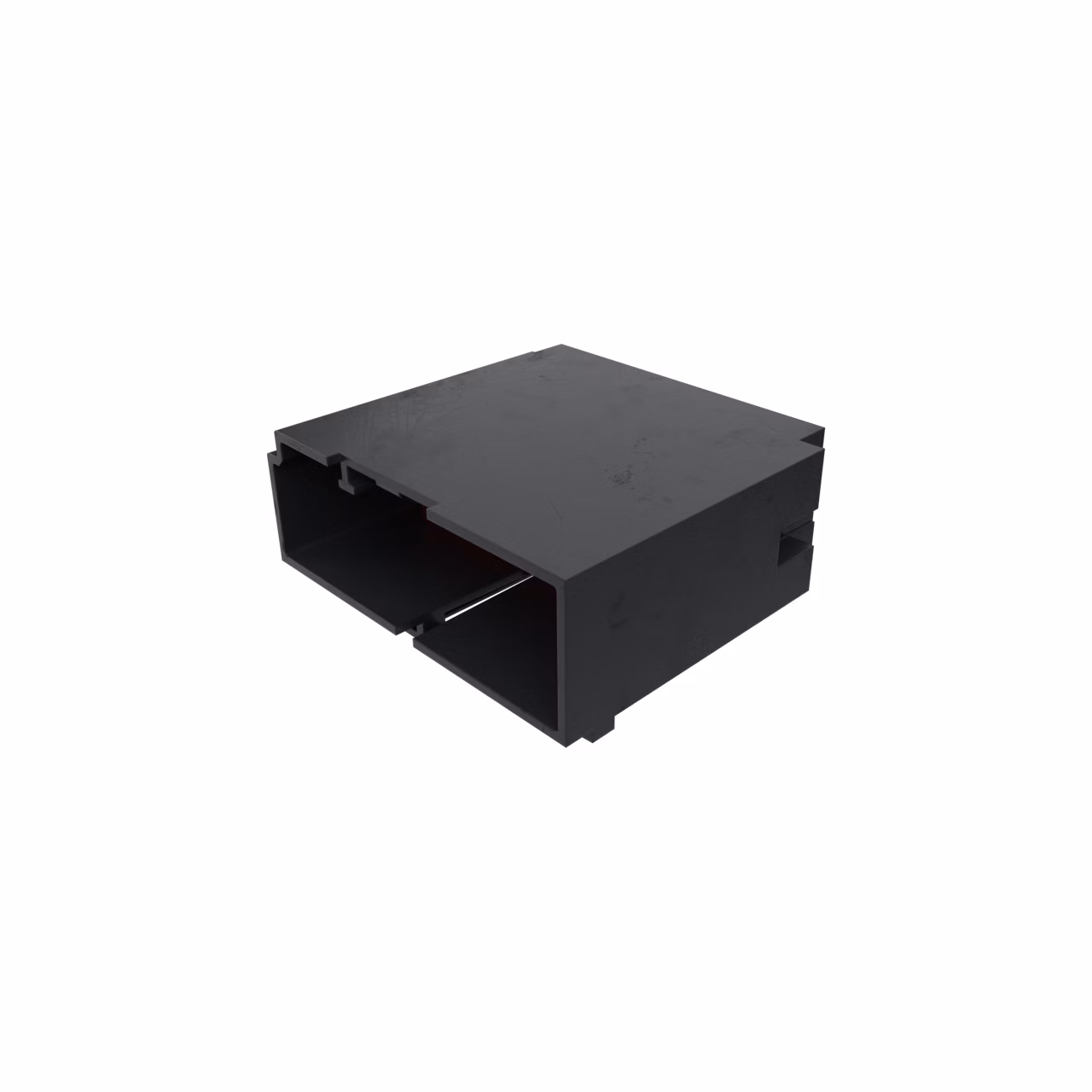 2.54mm Pitch, 0.64mm Width H-DAC 64 Hybrid Male High Density Automotive Crimp Housing, Dual Row, 24 Circuits, Polarization Option B, Black for sale