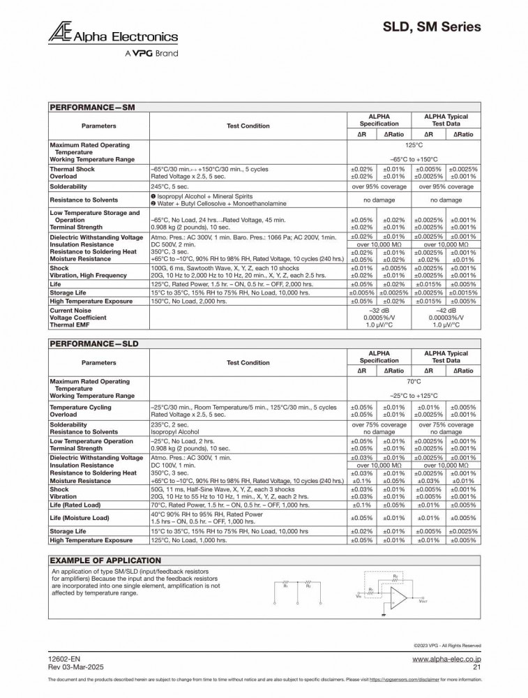 Product datasheet image, page 2
