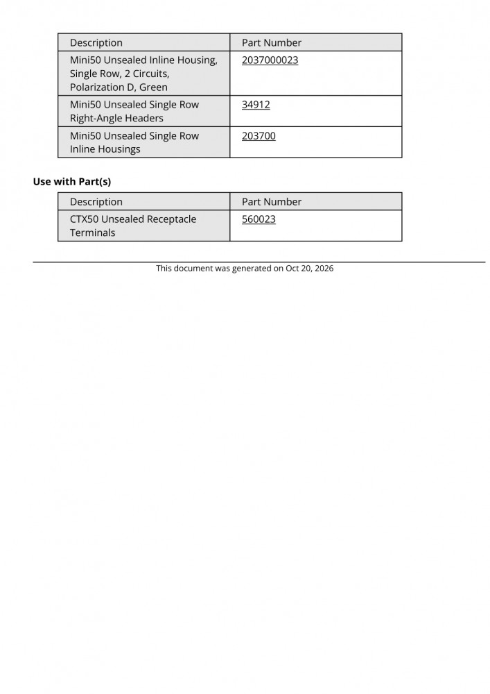 MOLEX 347910023 document image, page 3