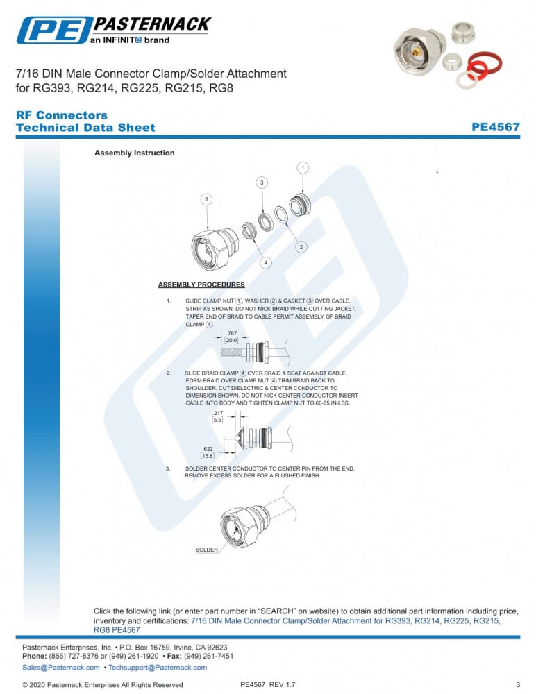 PE4567 datasheet page 3