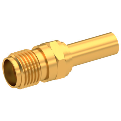 SMA / STRAIGHT PLUG MALE CRIMP TYPE FOR 2.6/50 S CABLE PASSIVATED CAPTIVE CONTACT