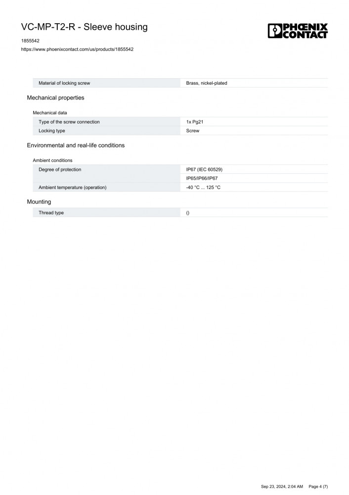Phoenix Contact 1855542 product document page 4