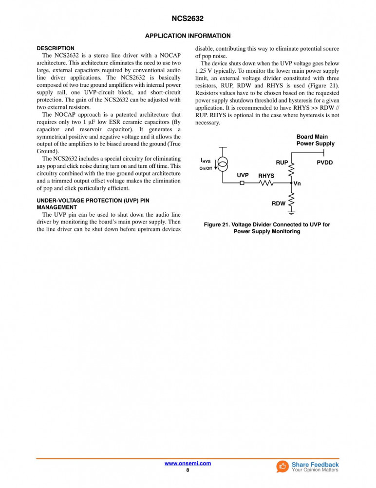 NCS2632 datasheet page 8