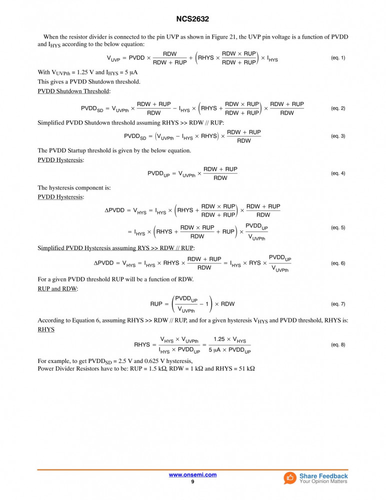 NCS2632 datasheet page 9
