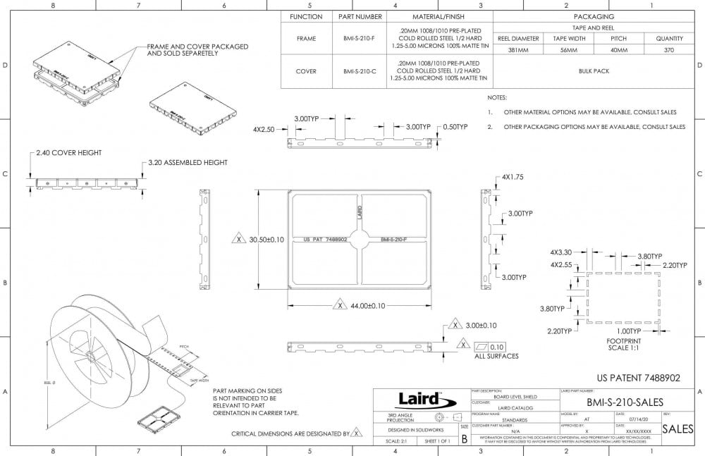 BMI-S-210-F technical document preview