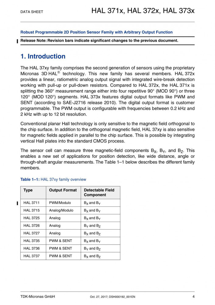 HAL3726 datasheet page 4