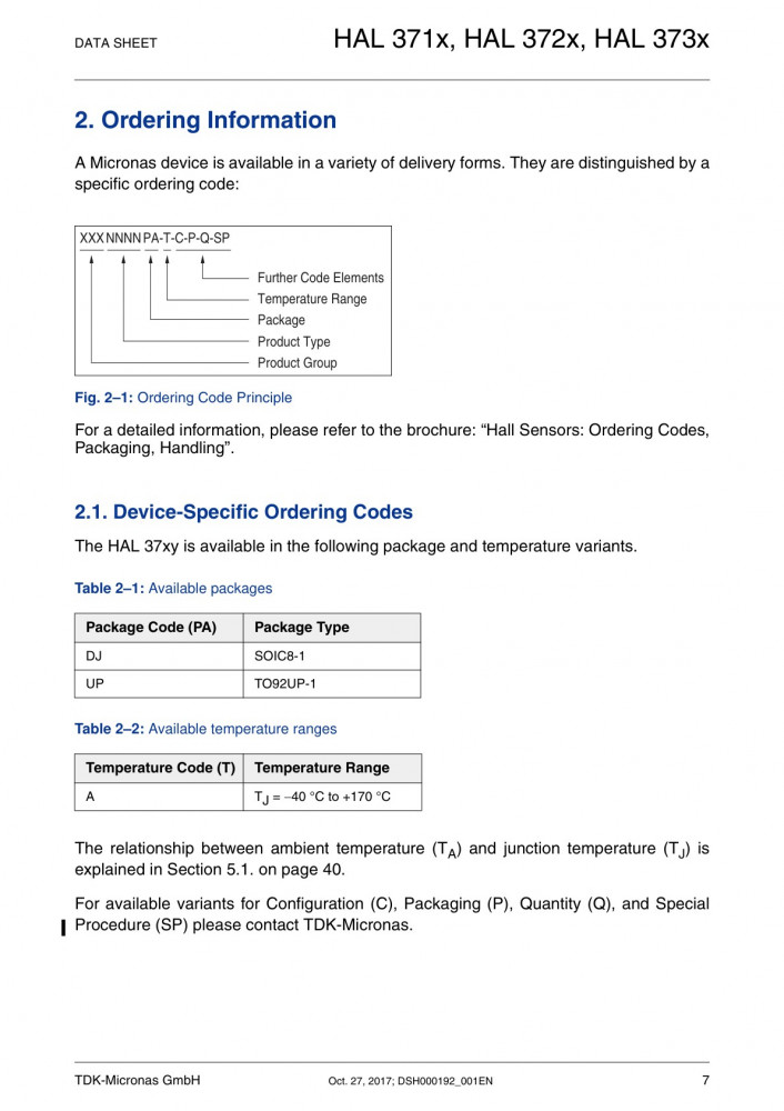 HAL3726 datasheet page 7